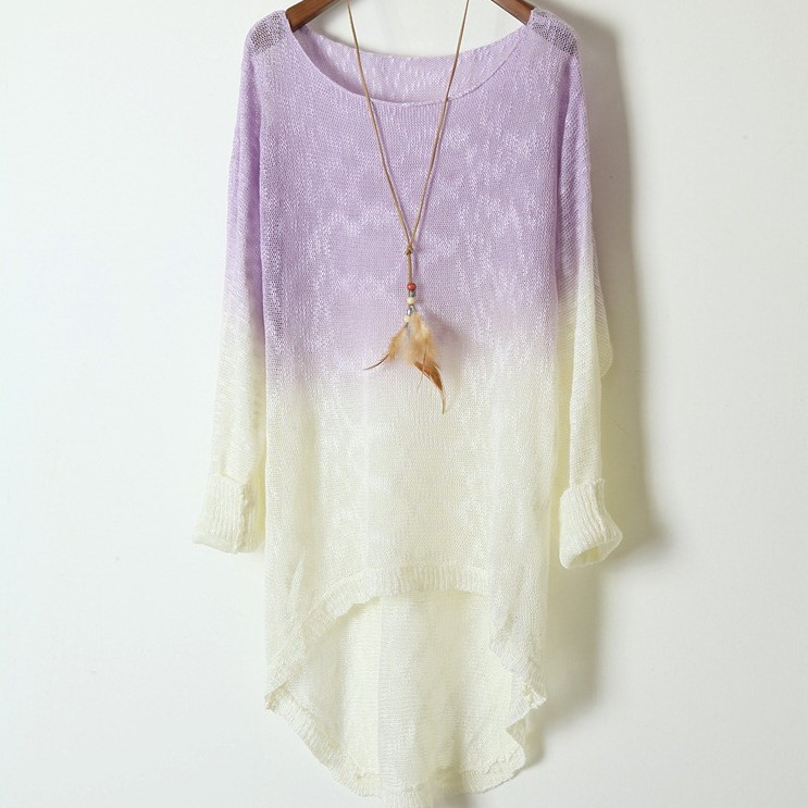 Cotton Shirt For Women With Gradient Color on Luulla
